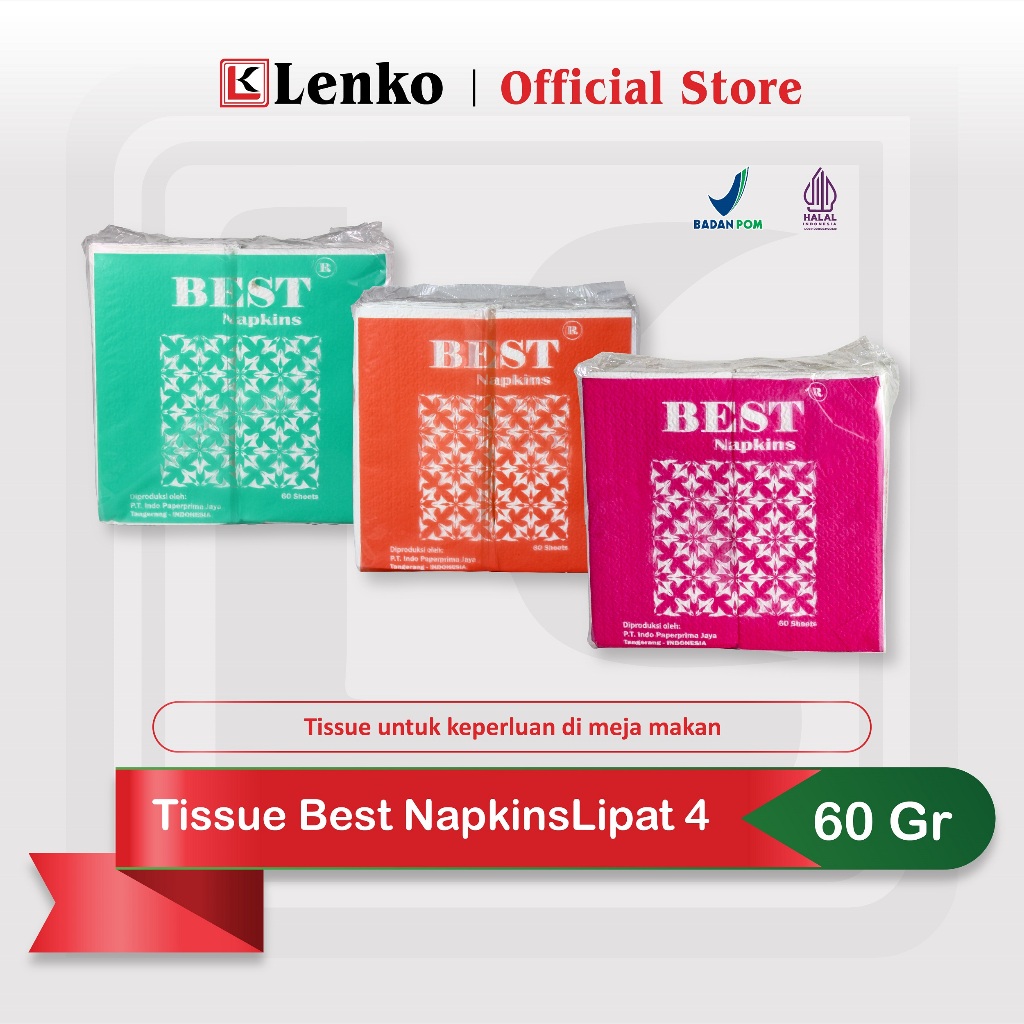Jual Tissue Best Napkin Lipat 4 (60 gram) | Shopee Indonesia