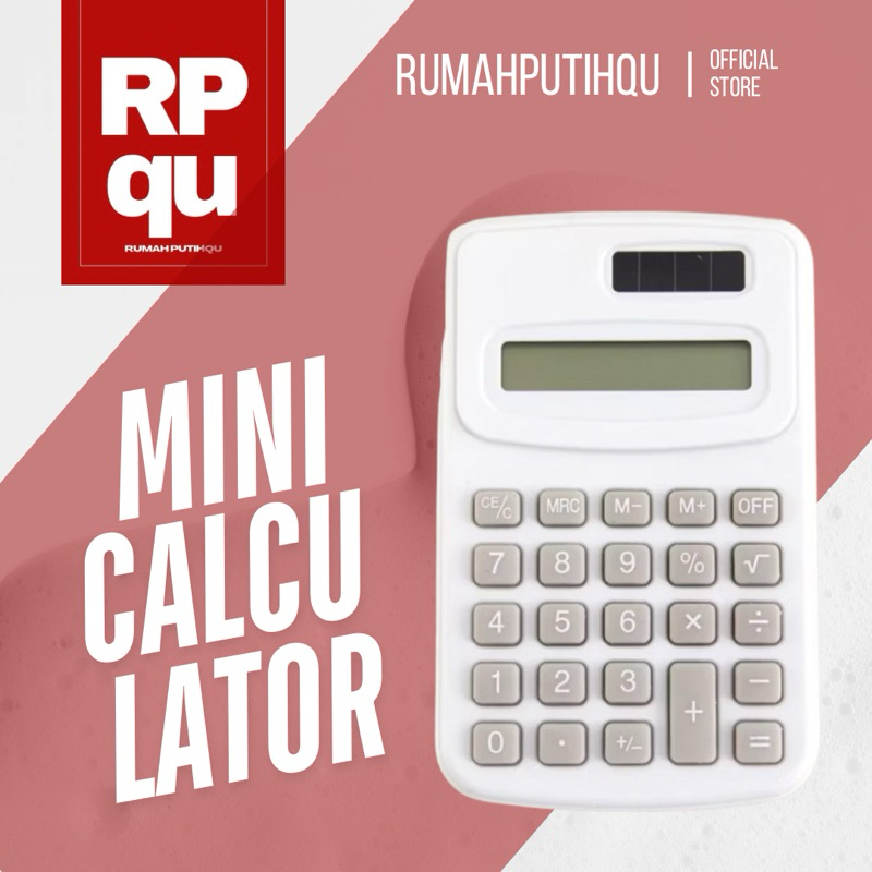 Jual Calculator Mini | Kalkulator Kecil Mini Warna Putih - RPQU ...