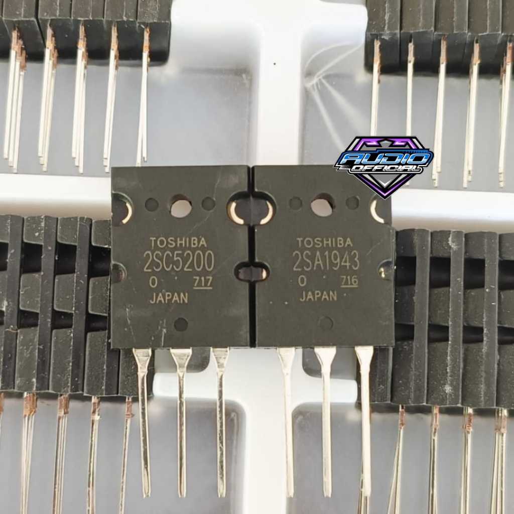 Jual Transistor TOSHIBA 2SA1943 2SC5200 / 2SA 1943 2SC 5200 Lot 716 717 Tidak Nempel Maghnet ...