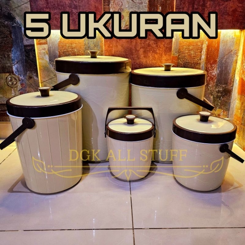 Jual Termos Tempat Wadah Nasi Rice Es Batu Lilin Ice Bucket Tahan Panas ...
