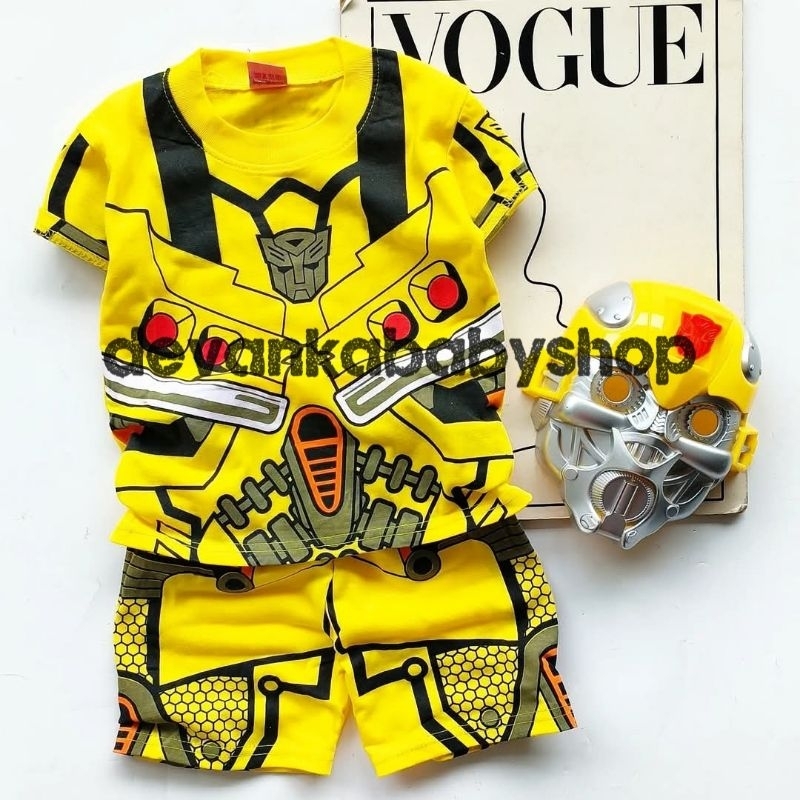 Jual BAJU BUMBLEBEE ANAK LAKI LAKI SETELAN ANAK COWOK TRANSFORMER ...