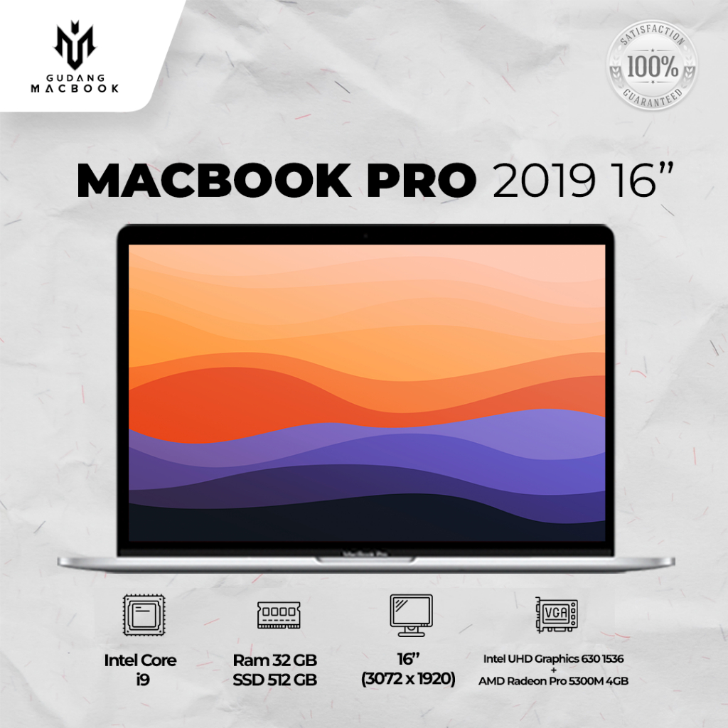 Jual Macbook Pro Retina 16 inch 2019 Core i9 Ram 32 GB Flash Storage 512 GB Touchbar | Shopee ...