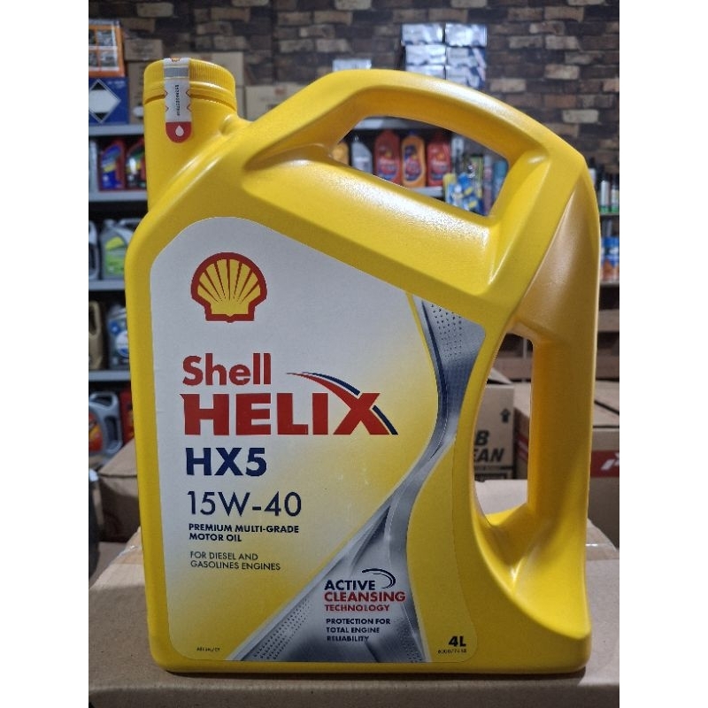 Jual SHELL HELIX HX5 ,15W-40 4LITER ORIGINAL | Shopee Indonesia