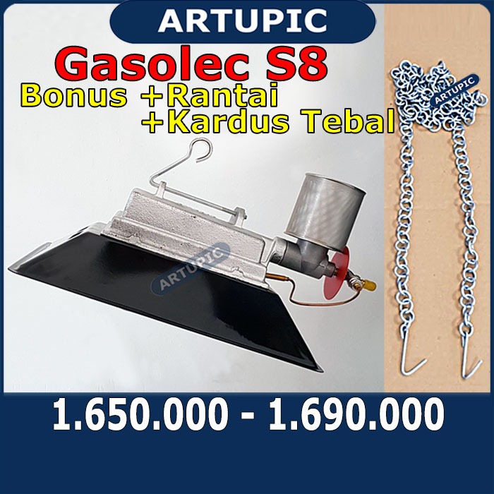 Jual Gasolec S8 Infrared Brooder Heater Pemanas Kandang Ayam Unggas ...