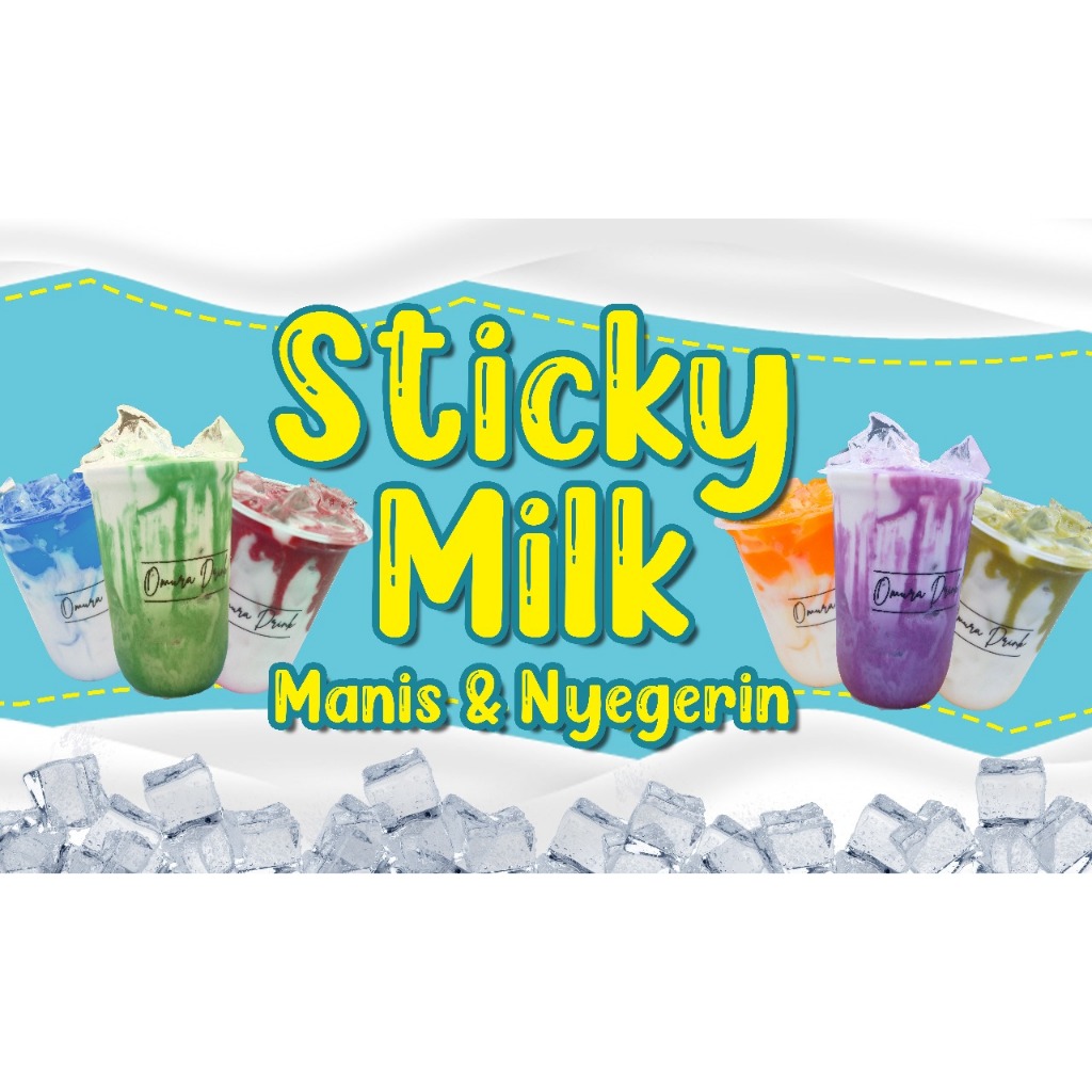 Jual [BUBUK STICKY MILK] Bubuk Sticky Milk Premium Minuman Es Kwentel Aneka Rasa Mengandung Gula ...