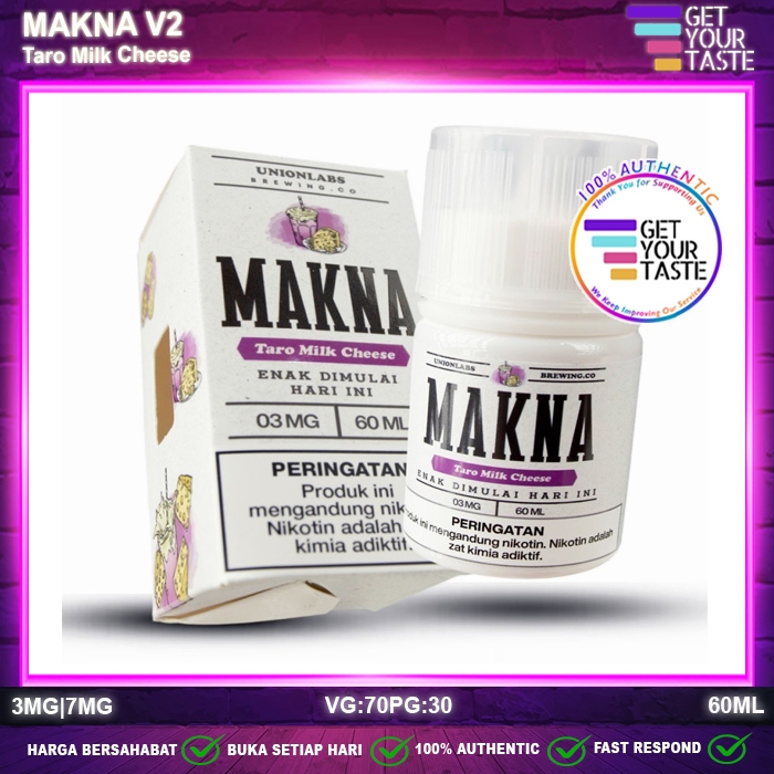 Jual Liquid Makna V2 Taro Milk Cheese 60ML by Union Labs | Shopee Indonesia