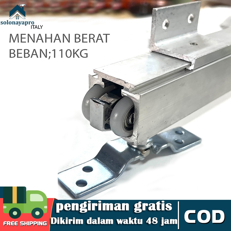 Jual Rel Pintu Geser/Sliding Rail Galvanis J4 Panjang 2.1 meter Komplit Set [No mounting ...