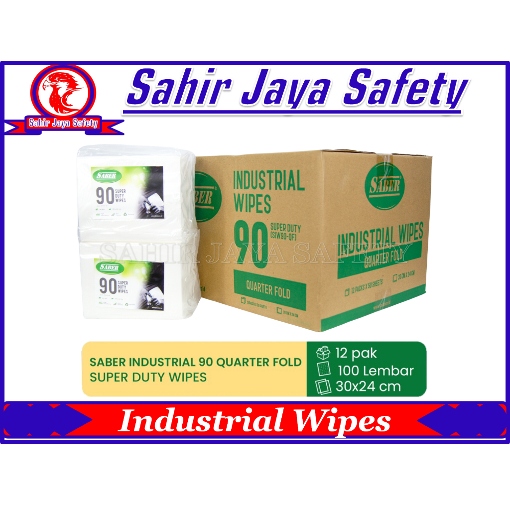 Jual Tisu industri Pengganti Majun SABER 90 Super Duty Wipes Harga Per ...
