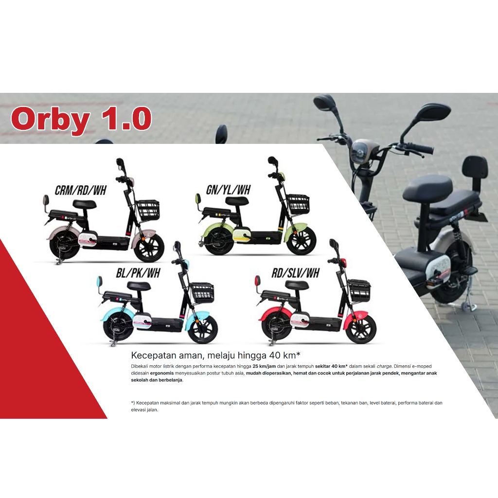 Jual speda listrik genio orby 1.0 | Shopee Indonesia