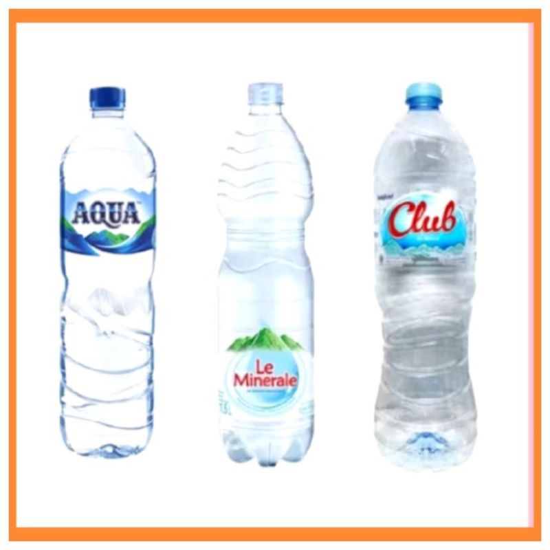 Jual botol kaleng bekas berbagai merk Aqua, Le mineral dll 600 ml ...