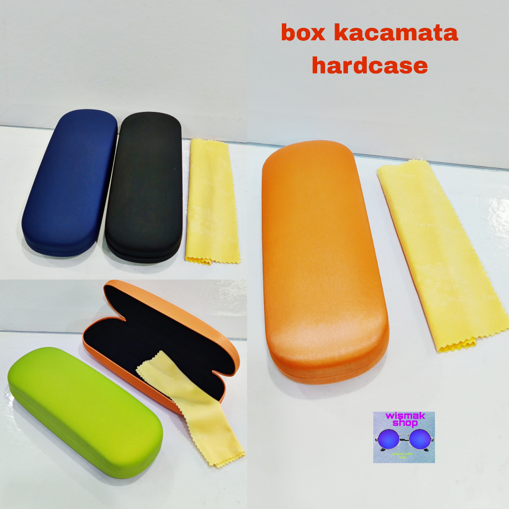 Jual Kotak kacamata hardcase box kacamata tempat menyimpan kacamata ...
