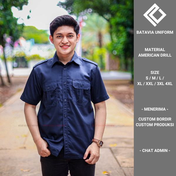 Jual Baju Kemeja Tactical Taktikal PDL PDH Kerja Kantor Komunitas ...