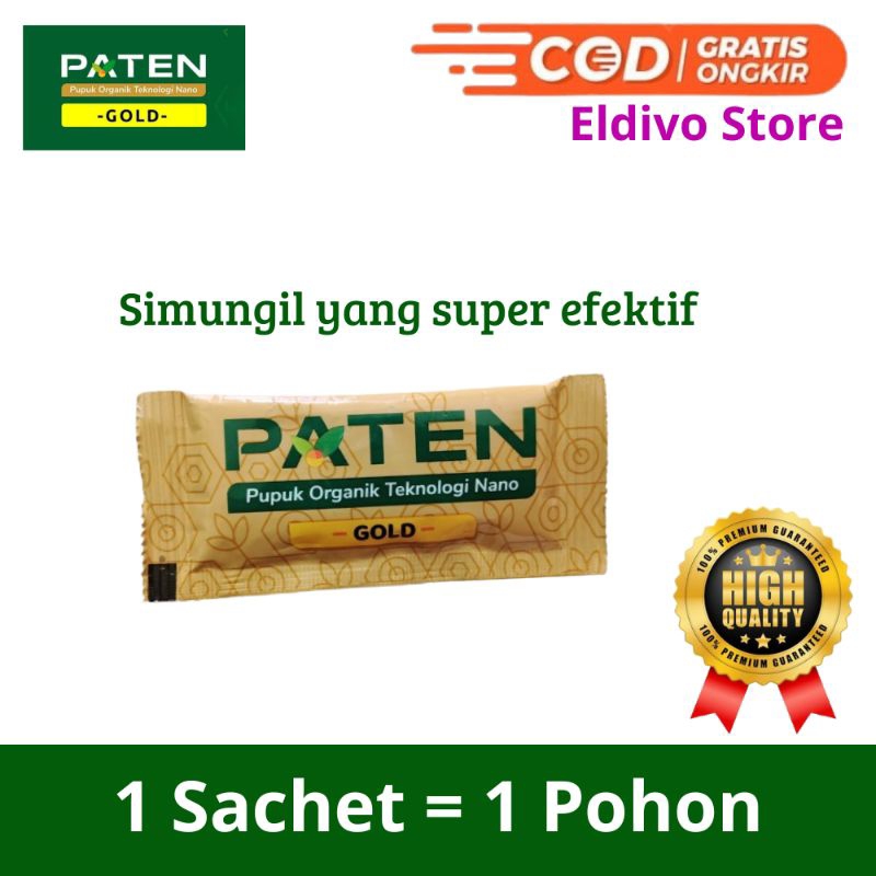 Jual Pupuk Paten Gold Sachet Original 100% Pupuk Organik Untuk Sawit ...