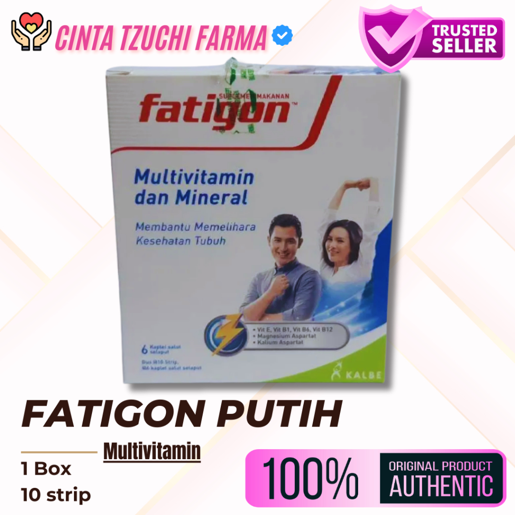 Jual FATIGON MULTIVITAMIN 1 BOX ISI 10 STRIP - MULTIVITAMIN & MINERAL ...