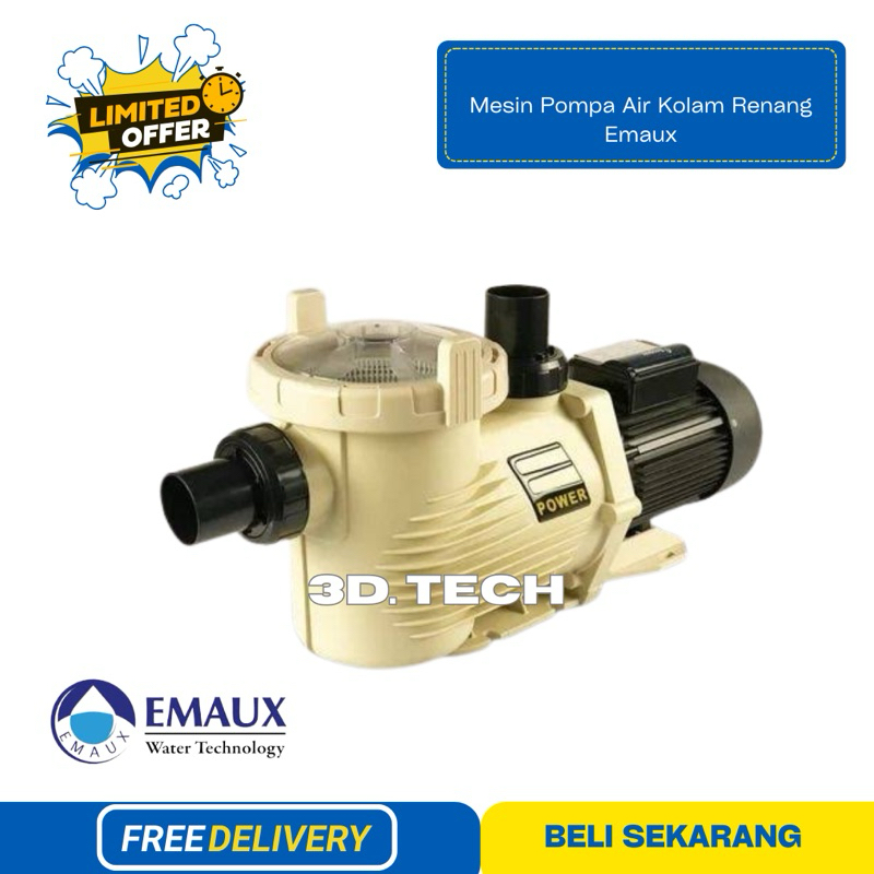 Jual POMPA KOLAM RENANG 3PHASE 3hp EMAUX EPH300 EPH 300 E POWER EPH 300 | Shopee Indonesia