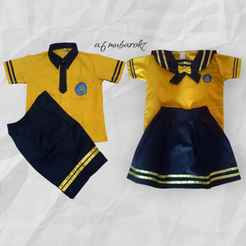 Jual SETELAN SERAGAM PAUD/TK SD CUSTOM SESUAI PERMINTAAN | Shopee Indonesia