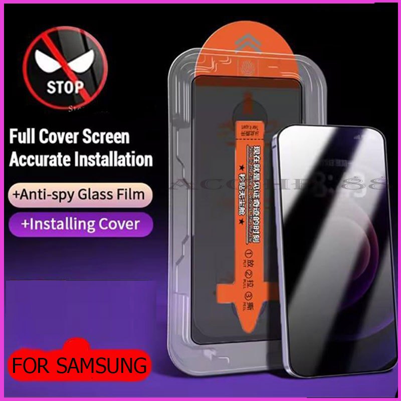 Jual Acchp Anti Dust Superfit Tempered Glass Anti Spy Samsung A56 A26 A36 A35 A16 A06 A55 5G A54 ...