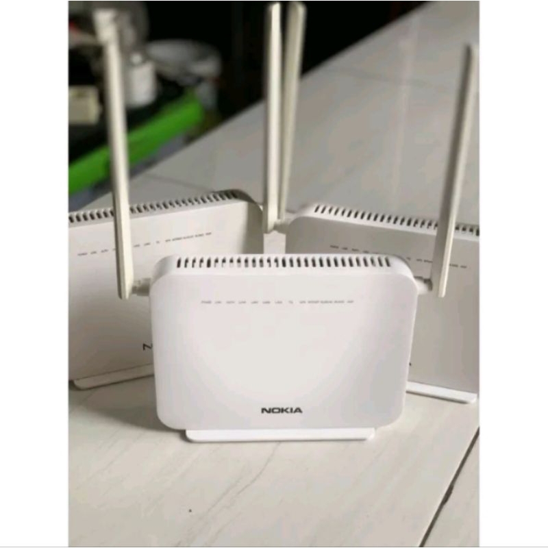 Jual ont Nokia G-2425G-A port biru plus adaptor | Shopee Indonesia