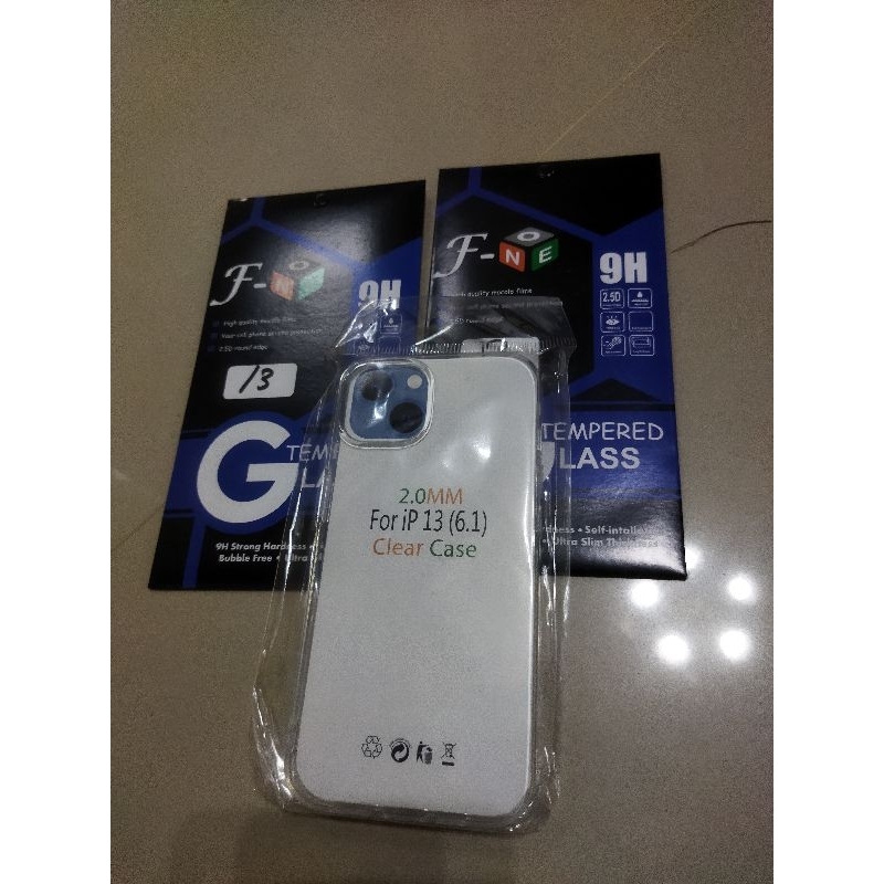 Jual softcase+TG iPhone 13 | Shopee Indonesia
