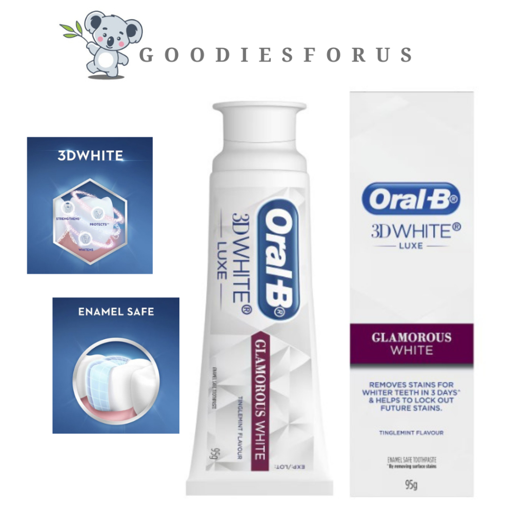 Jual Oral B 3D White Luxe Glamorous White Toothpaste 95 gr/pemutih gigi ...