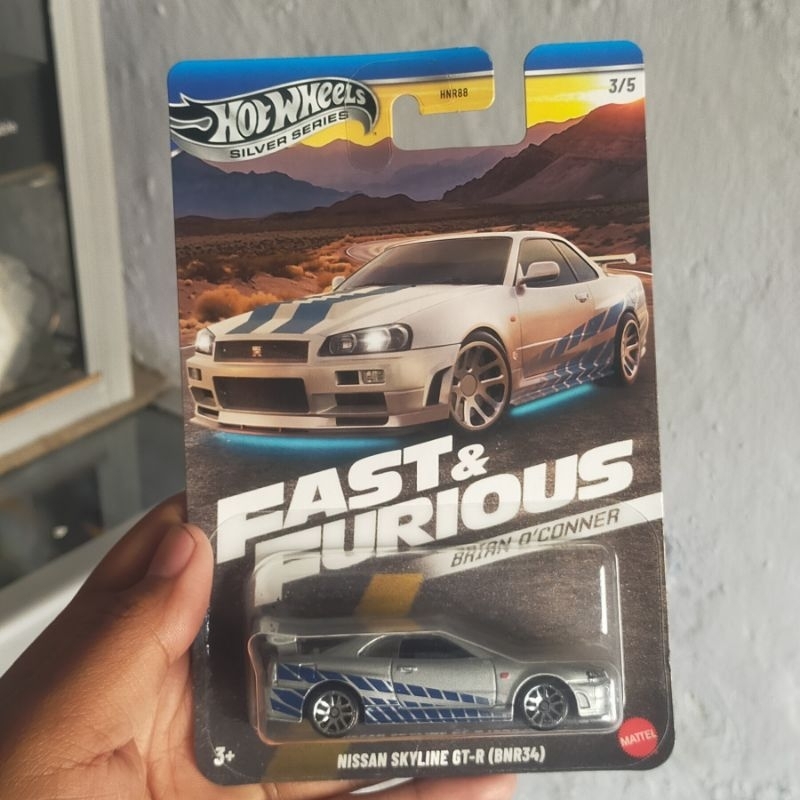 Jual Hot Wheels Fast & Furious Nissan Skyline GT-R R34 Brian O'Conner ...