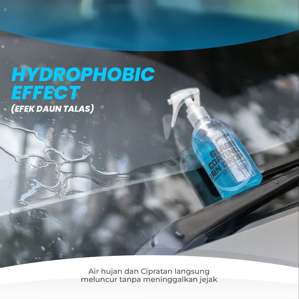 Jual Naresh - Pelapis Kaca Mobil Efek Daun Talas / Kaca Mobil Anti Air ...