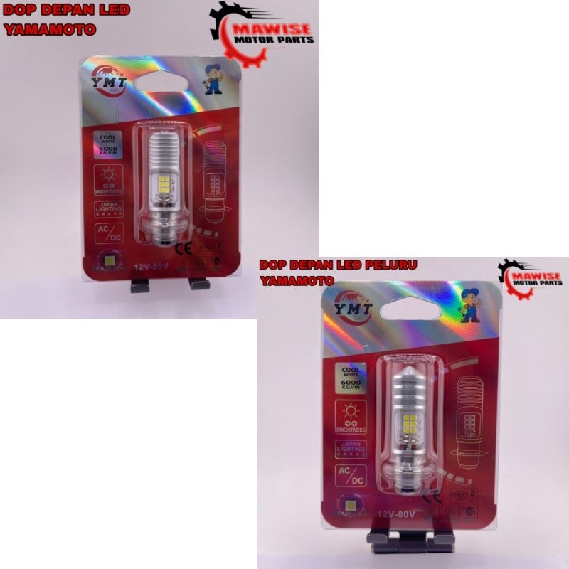 Jual DOP DEPAN LED YAMAMOTO - LAMPU LED DOP LED K1-HB YAMAMOTO PNP BEBEK DAN MATIC | Shopee ...