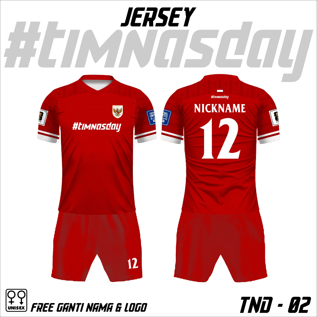 Jual Jersey fans bola baju timnas kaos timnas day lengan panjang ...