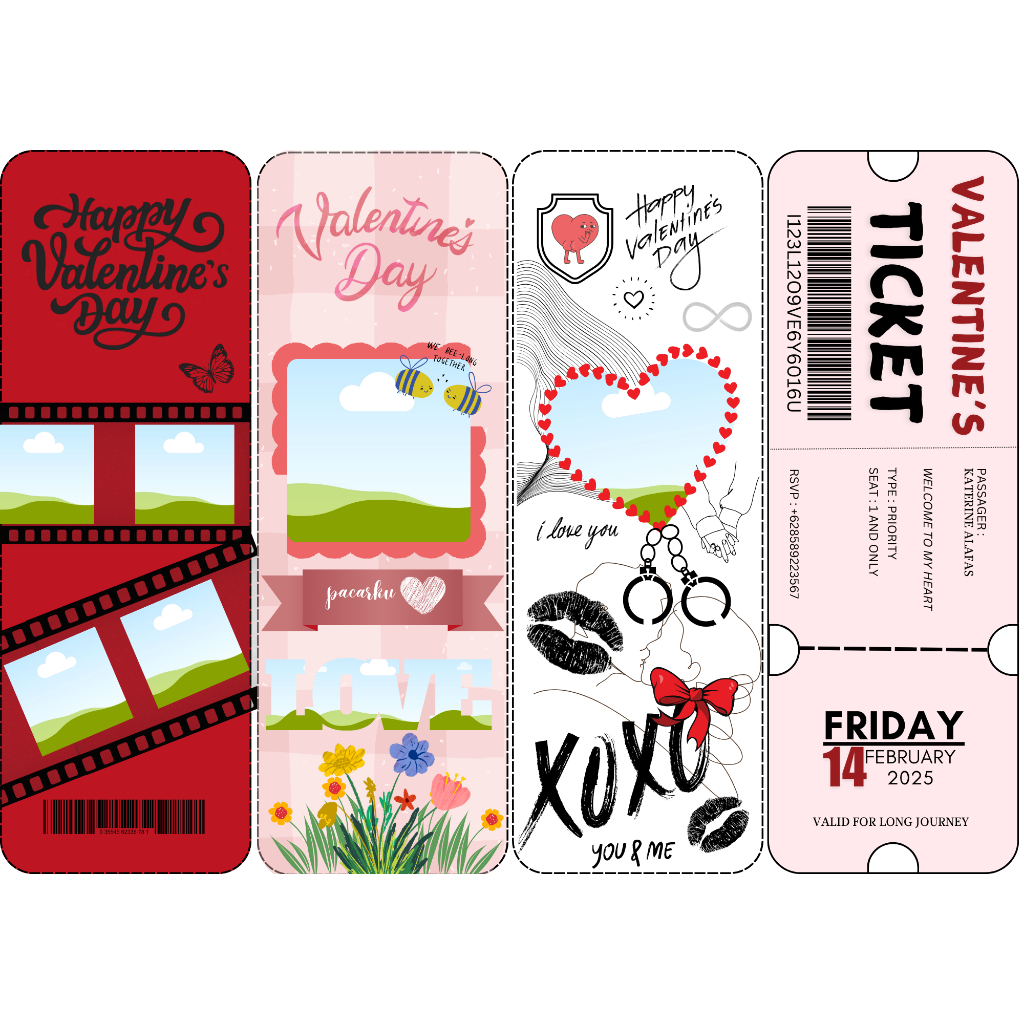 Jual GREETING CARD KARTU UCAPAN VALENTINE CARD KADO VALENTINE GIFT ...