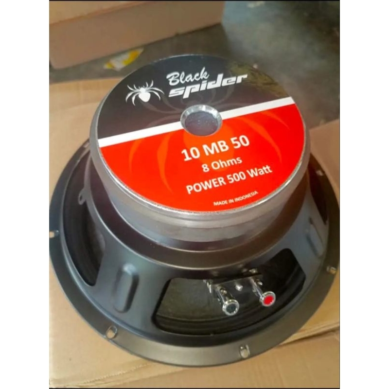 Jual Black Spider 10 inch middle 10 MB 50 10mb50 8 Ohm 500w | Shopee ...