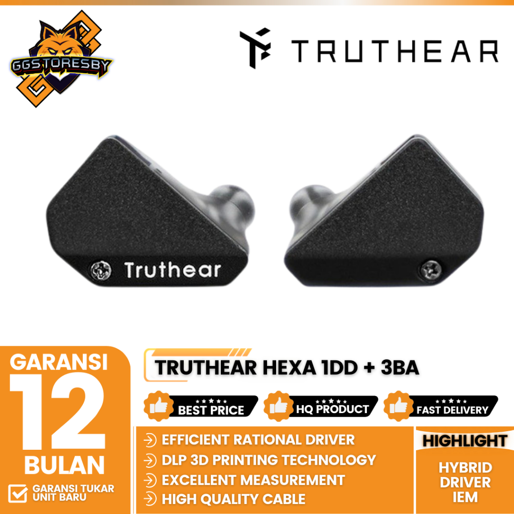 Jual Truthear Hexa 1Dd + 3Ba Hybrid Driver In Ear Monitor Earphone | Shopee Indonesia