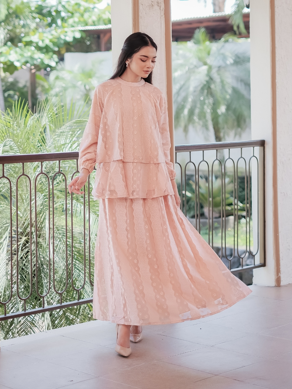 Jual LISH - Viola Blouse/One Set | Atasan dan Rok Brukat | Baju Lebaran ...