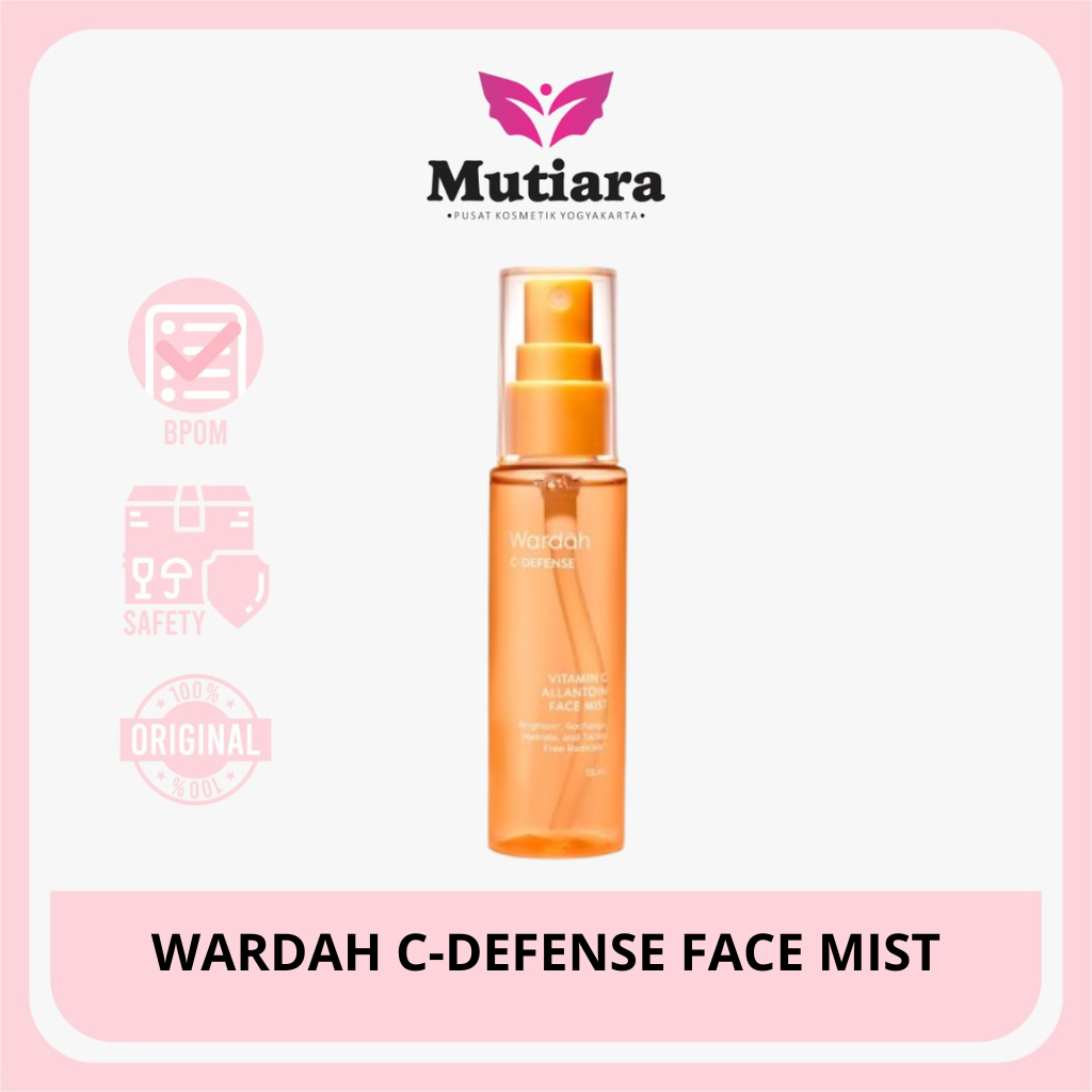 Jual WARDAH C-DEFENSE FACE MIST 55ML | Shopee Indonesia
