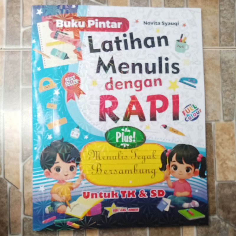 Jual buku pintar latihan menulis dengan rapi plus menulis tegak ...