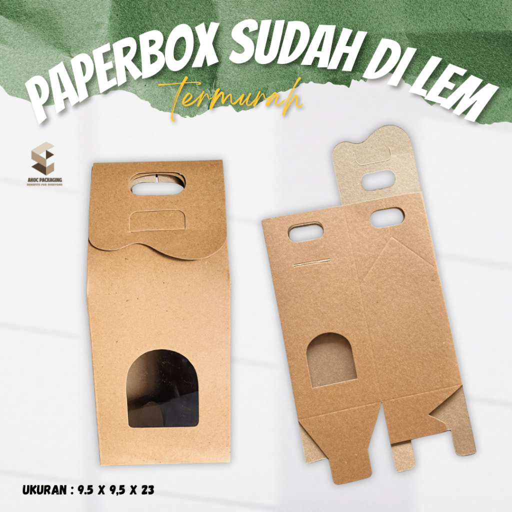 Jual SUDAH DI LEM - PAPERBOX GELAS KACA BOX MUG DUS KEMASAN BOX ...