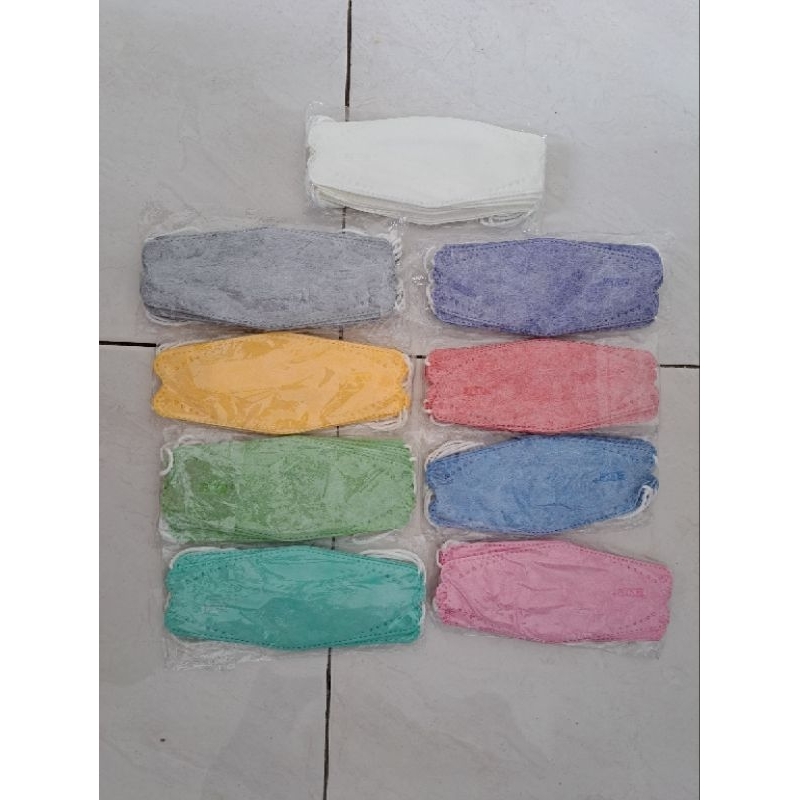 Jual Masker medis KF94 merk Seven Plus (4 ply) isi 10 pcs | Shopee ...
