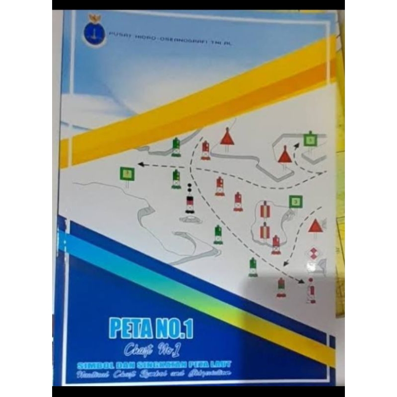 Jual Buku Peta Laut Indonesia No 1 Chart 1 Dishidros TNI AL Simbol dan ...