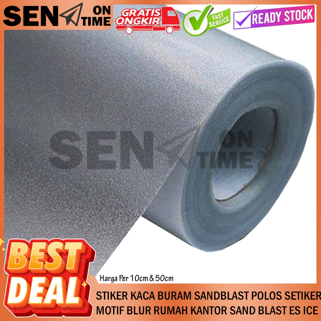 Jual Sandblast Buram Sticker Kaca Film Kaco Panjang 10cm 50cm Lebar ...
