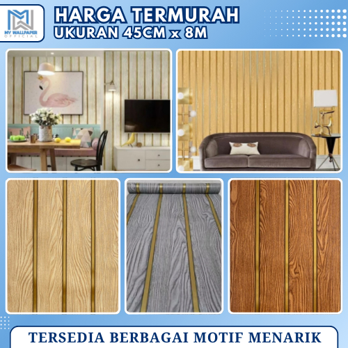 Jual Wallpaper Sticker Dinding Welpeper Kayu Wallpaper Dinding Kayu ...