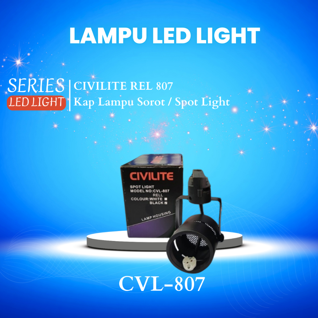 Jual CIVILITE REL 807/805 Kap Lampu Sorot / Spot Light Fitting Rell ...