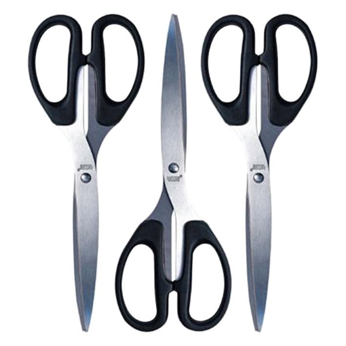 Jual LM Gunting Kertas Hitam Tanggung Sekolah Scissors Gunting ...