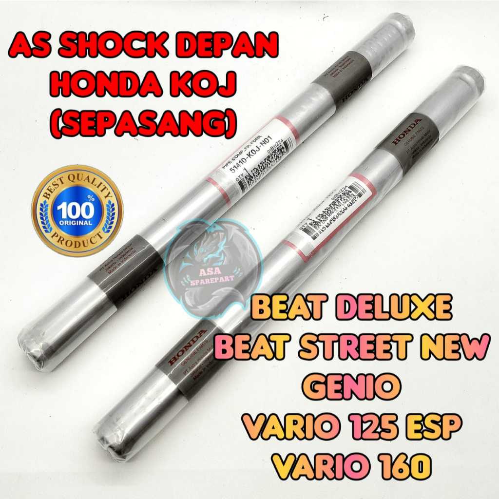 Jual As Shock Depan KOJ Asli Original Motor Honda Beat Deluxe , Beat Street New , Genio , VArio ...