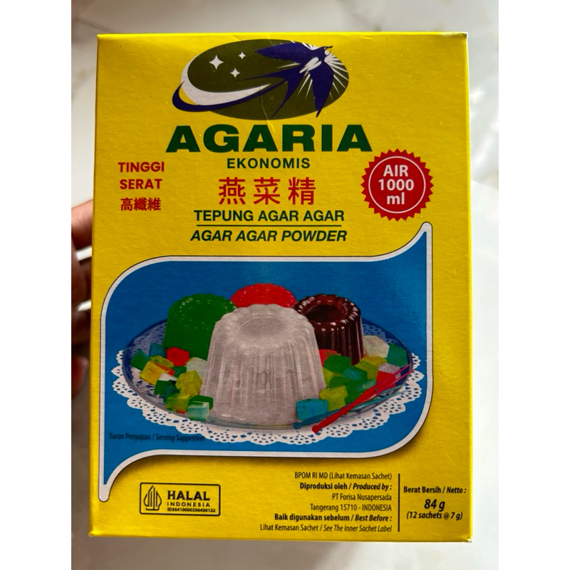 Jual AGAR AGAR AGARIA SACHET 84gram | Shopee Indonesia