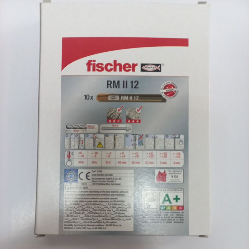 Jual FISCHER RM II 12 M12 CHEMICAL CAPSULE ANCHOR KAPSUL LEM ANGKUR ...