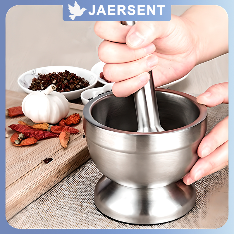 Jual Cobek Stainless / ulekan Stainless / Tumbukan Bumbu Dapur Dengan ...