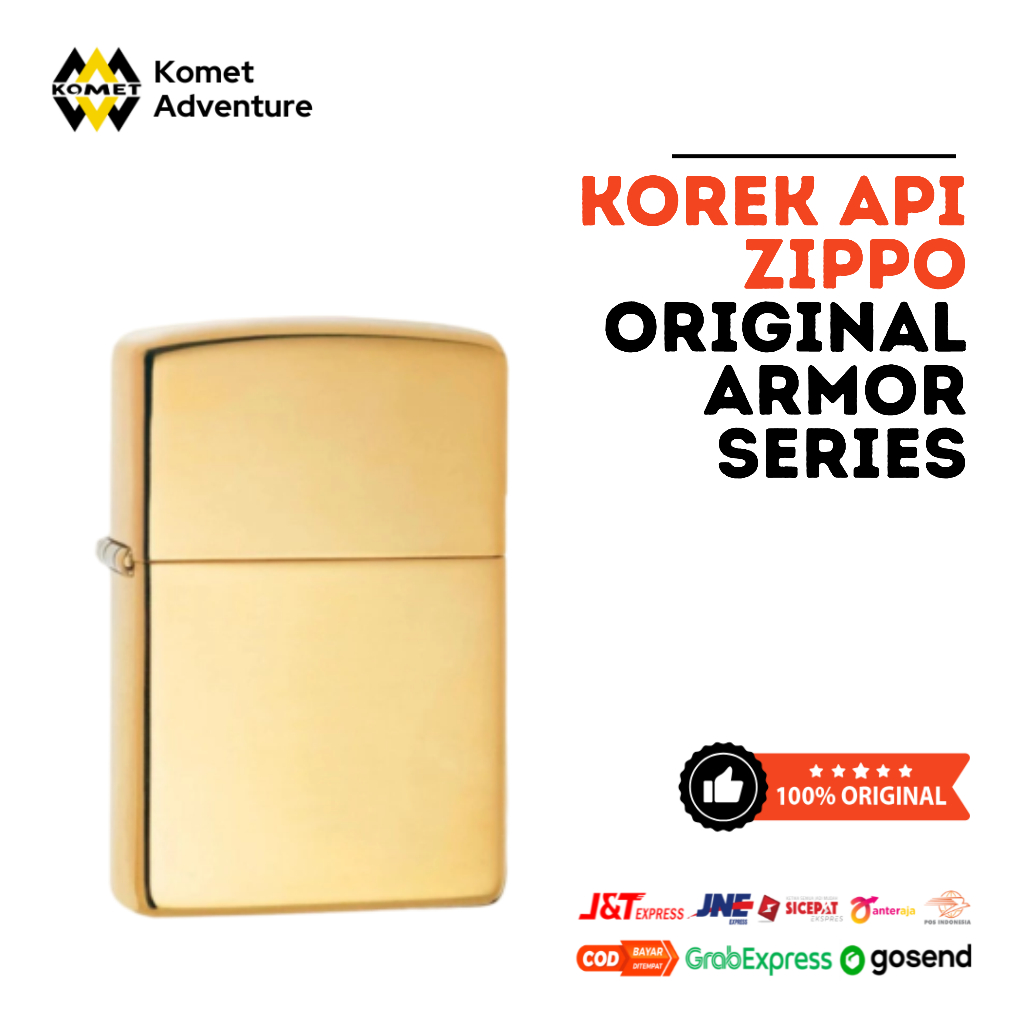 Jual Korek Api Zippo Original - Armor Series | Shopee Indonesia