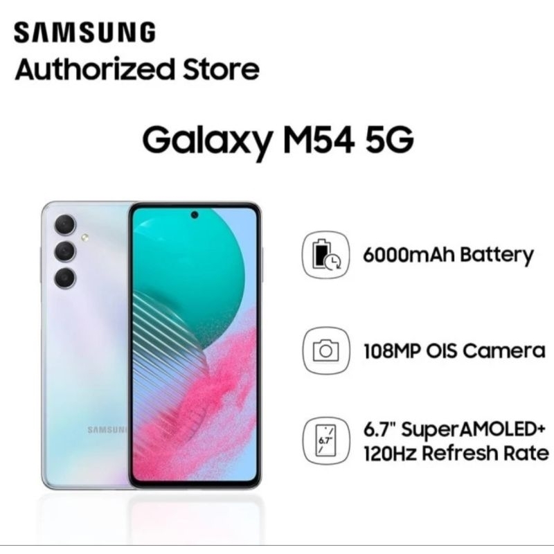 Jual Samsung M54 5G Ram8/256Gb Original & Bergaransi Resmi Samsung FREE ...