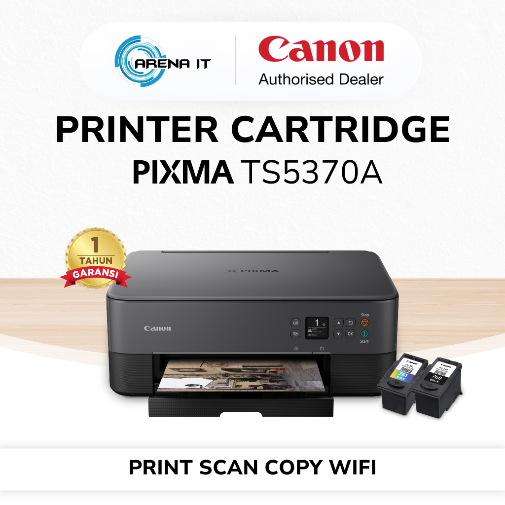 Jual Printer Inkjet CANON PIXMA TS5370A-B - Print Scan Copy WiFi ...
