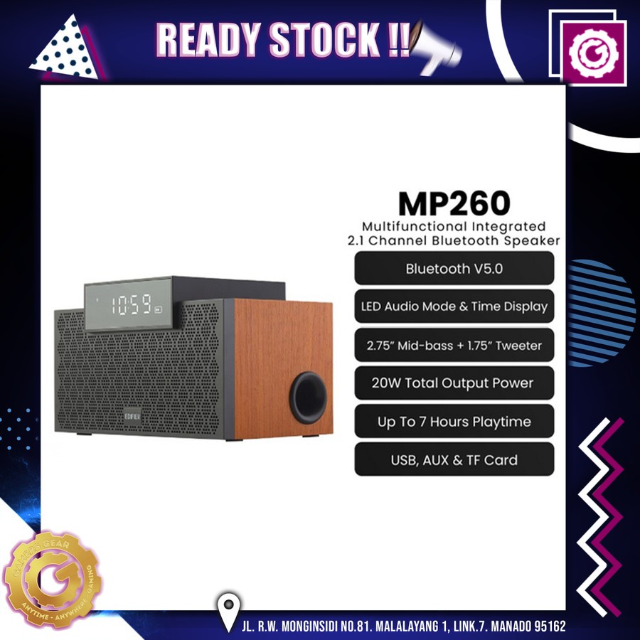Jual EDIFIER MP260 Multifunctional Integrated 2.1 Channel Bluetooth ...
