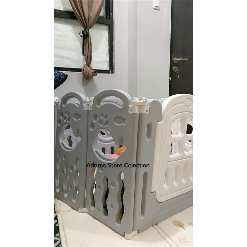 Jual Pagar Main Anak New, Pagar Pengaman (10 Pagar 2 Pintu + Playmate ...